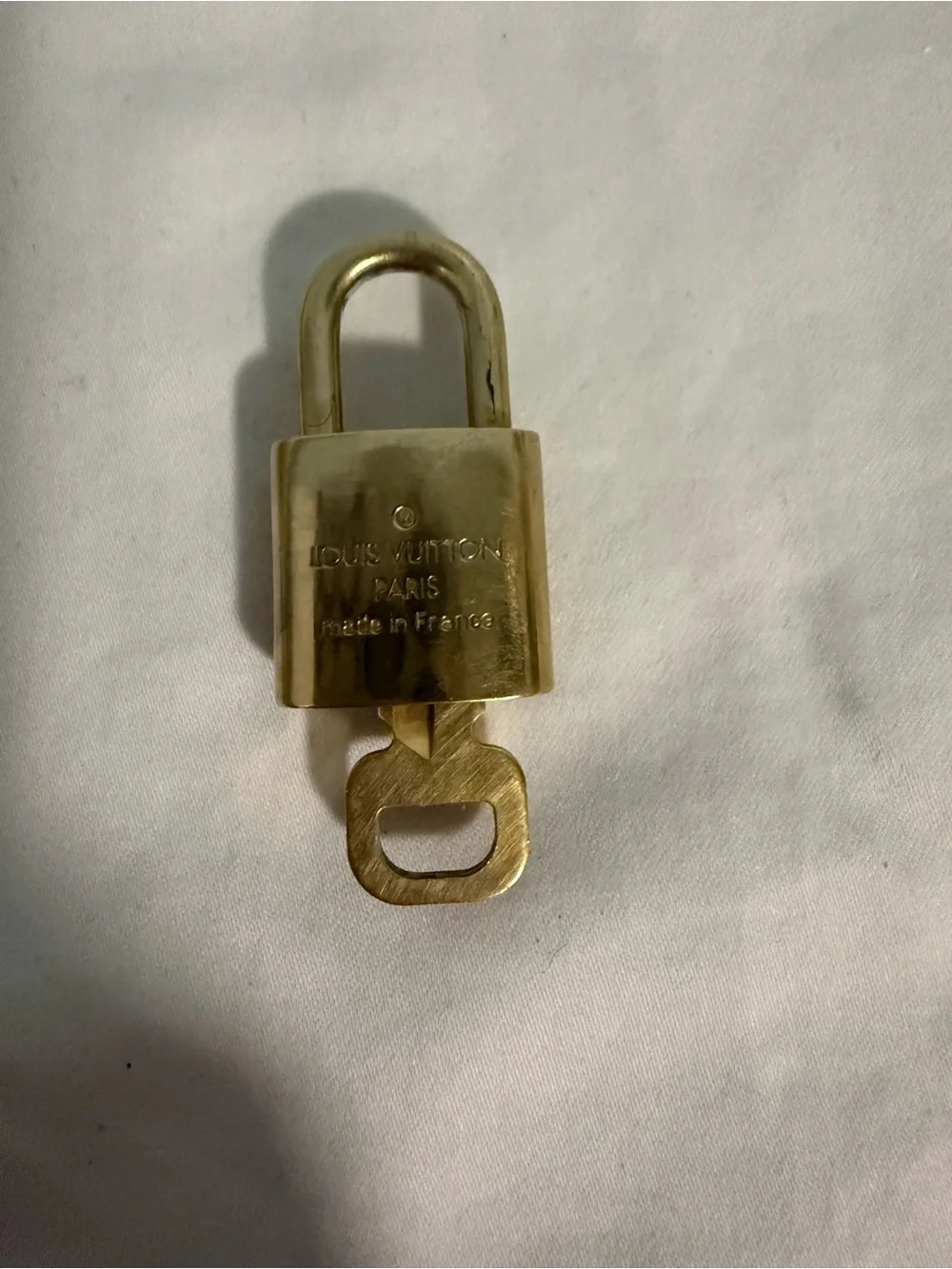 Louis Vuitton | Jewelry | Louis Vuitton Gold Tone Padlock And Key Set ...